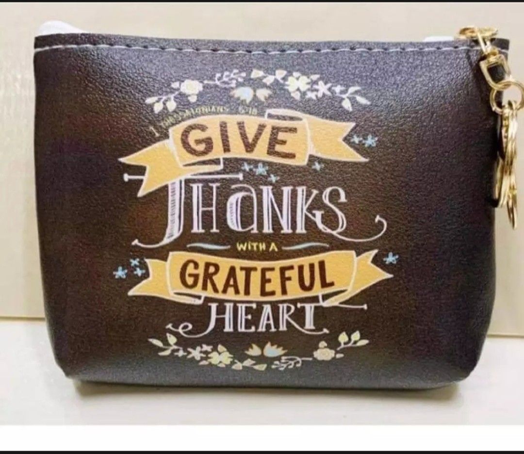 Bible verse coin purse, Women's Fashion, Bags & Wallets, Purses ...