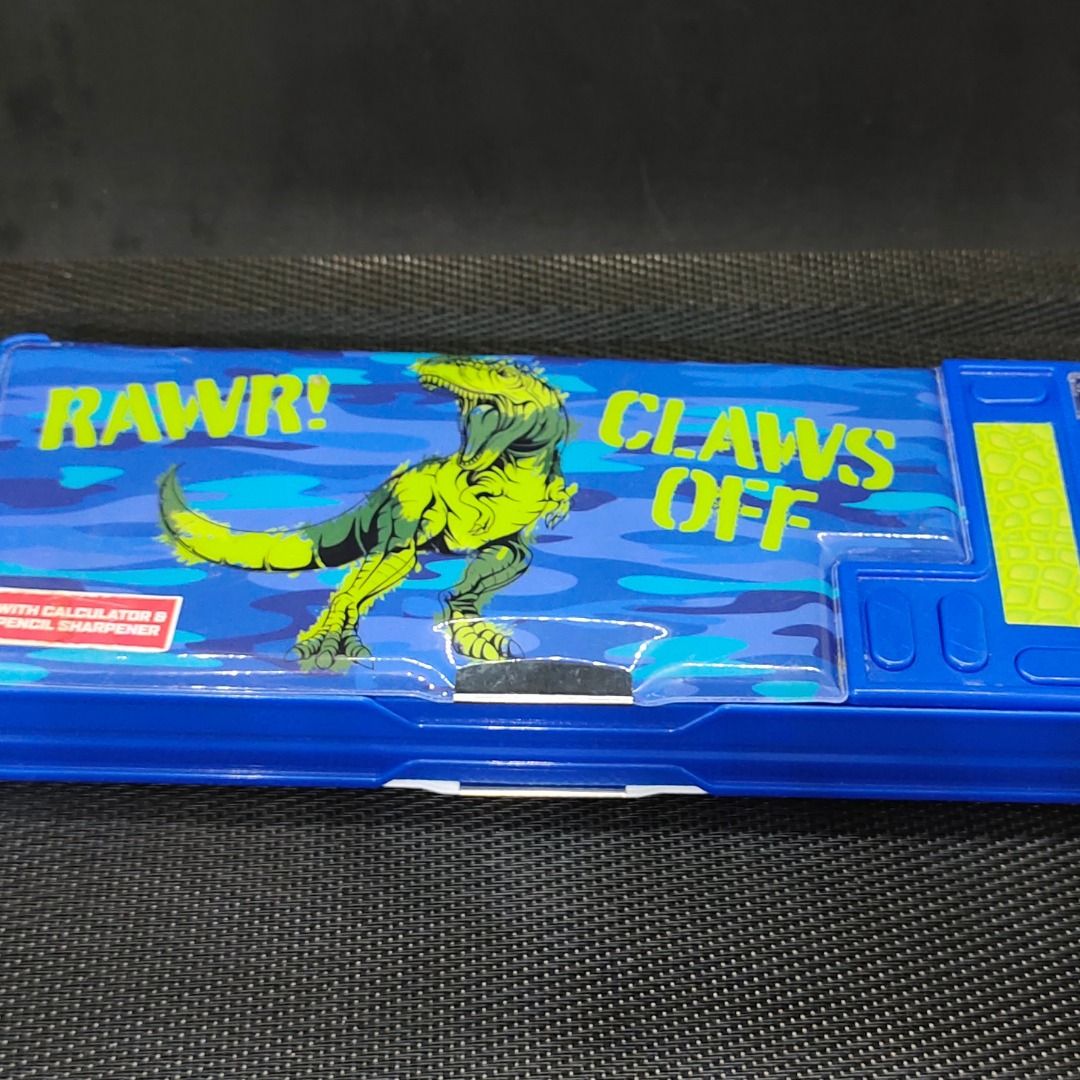 Blue Pop out Pencil Case with T-Rex Dinosaur Design For Kids, Hobbies ...