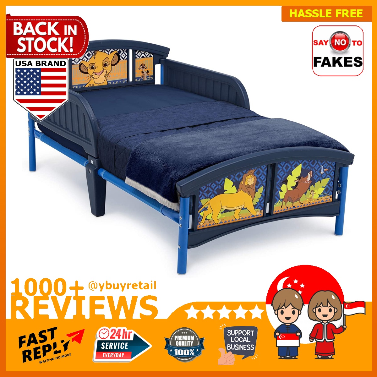 [BML] Delta Children Plastic Toddler Bed frame disney mickey pixar cars ...
