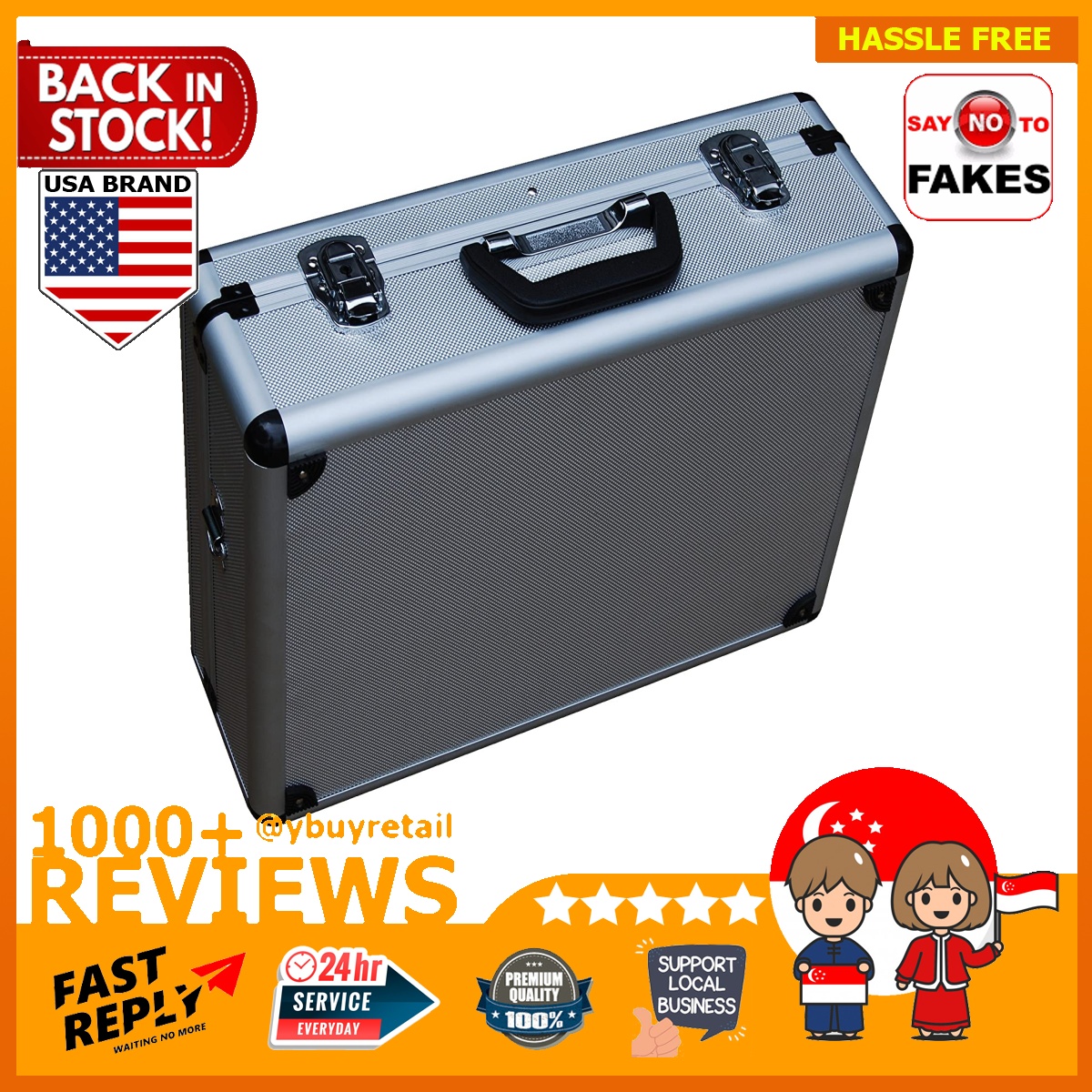 [BML] Vestil Rugged textured Carrying Case with rounded corners. 18 ...
