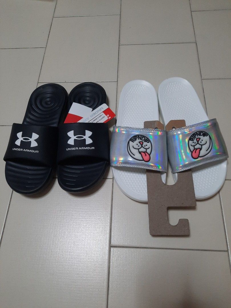 BN Authentic Branded Slides, Men's Fashion, Footwear, Flipflops and ...