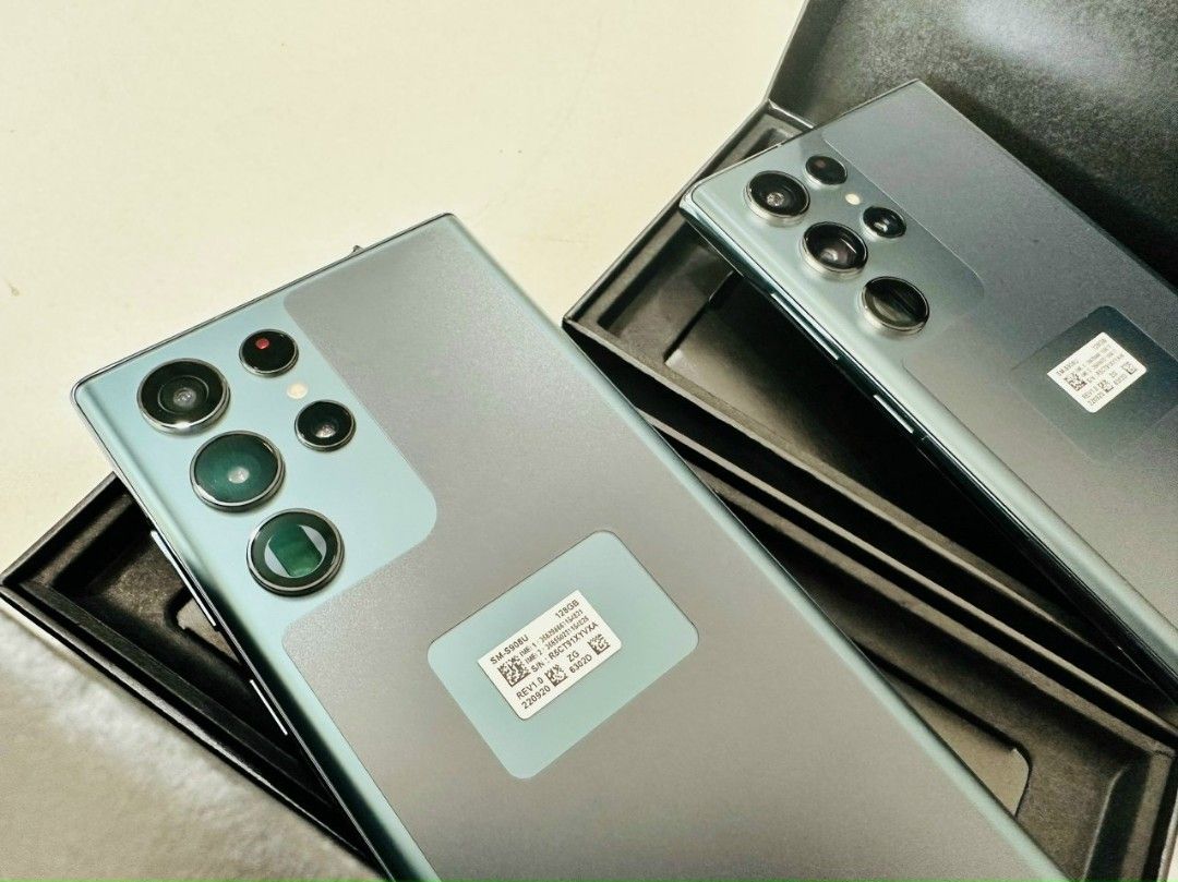 BNIB Samsung Galaxy S22 Ultra 5G Green, Mobile Phones & Gadgets, Mobile ...