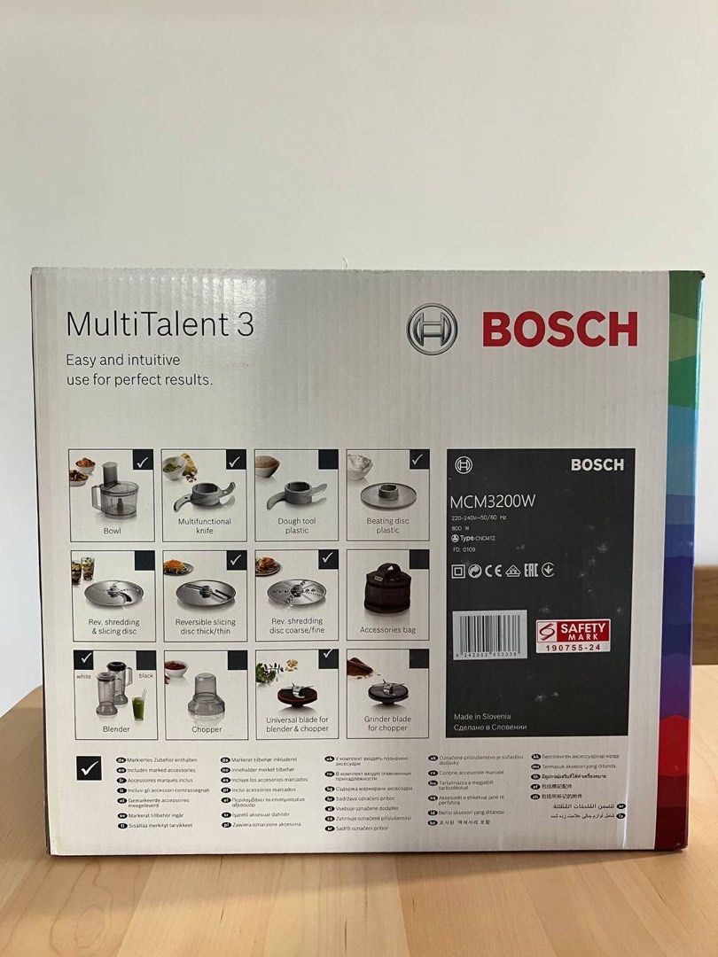 Bosch MultiTalent 3 Blender, TV & Home Appliances, Kitchen Appliances ...