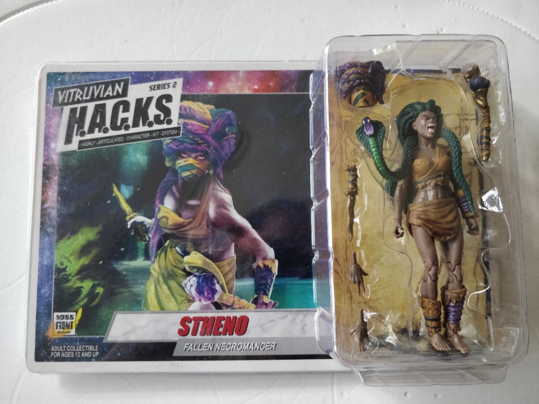Boss fight Studio Vitruvian Hacks H.A.C.K.S. - STHENO Fallen Necromancer, Hobbies & Toys, Toys ...