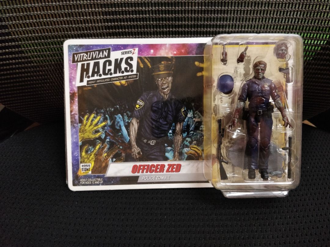Boss fight Studio Vitruvian Hacks H.A.C.K.S. Series Z Officer Zed Police Zombie, Hobbies & Toys ...