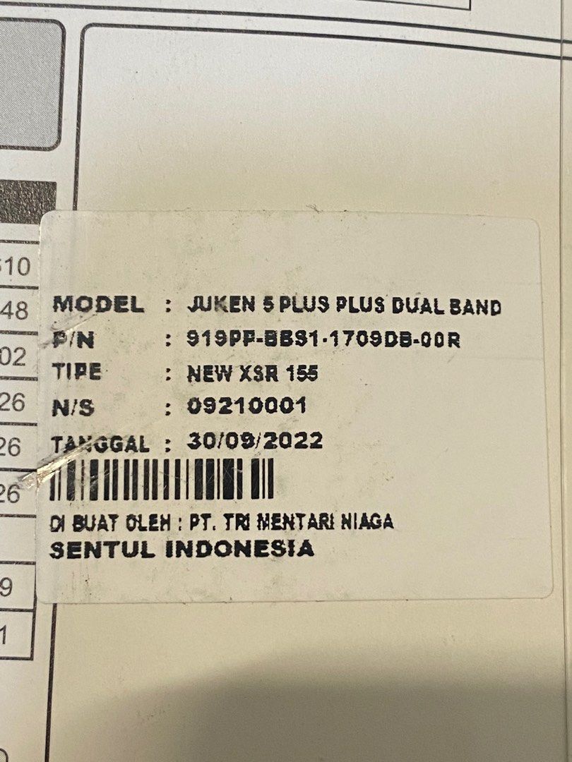 BRT Bintang Racing Team ECU (xsr 155), Motorcycles, Motorcycle ...