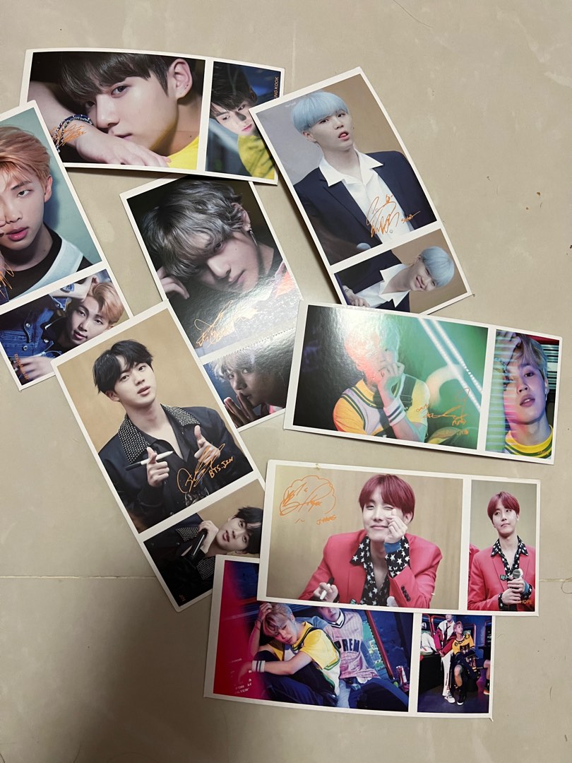 BTS Post Cards, Hobbies & Toys, Memorabilia & Collectibles, K-Wave on ...