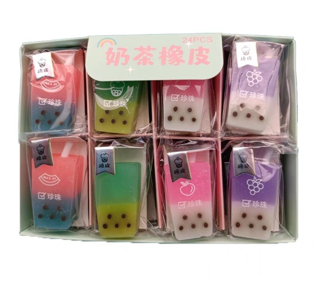 Bubble Tea Erasers, Hobbies & Toys, Stationery & Craft, Other ...