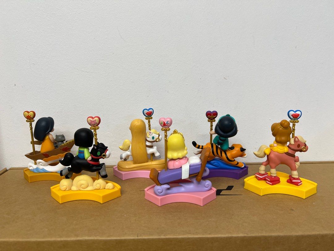 Bundle of 6 52toys Disney princess carousel blind box series, Hobbies ...
