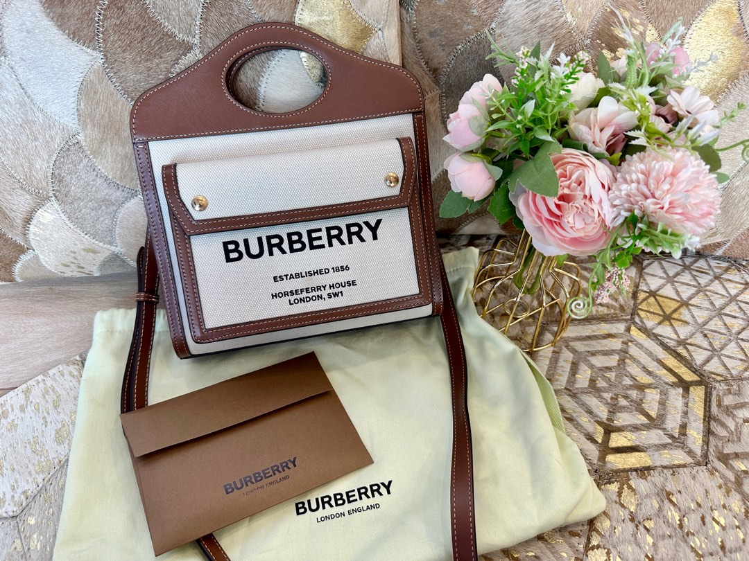 Burberry Horseferry Mini Pocket Bag, Women's Fashion, Bags & Wallets ...