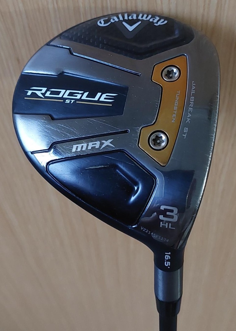 CALLAWAY ROGUE ST MAX HL 3 WOOD 16.5* LADIES FLEX WITH PROJECT X CYPHER ...