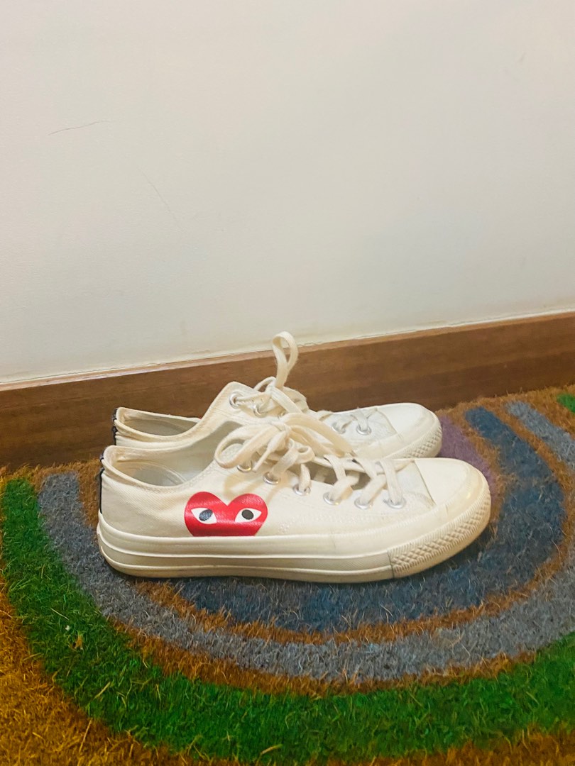 CDG Converse, Women's Fashion, Footwear, Sneakers on Carousell
