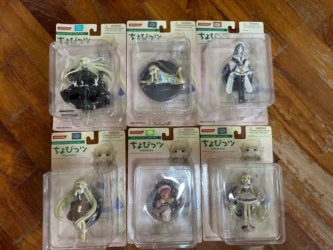 Konami Chobits figures (set of 6) Anime , Hobbies & Toys, Toys & Games ...