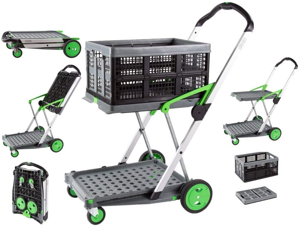 CLAX, Multi use Functional Collapsible carts, Mobile Folding Trolley ...