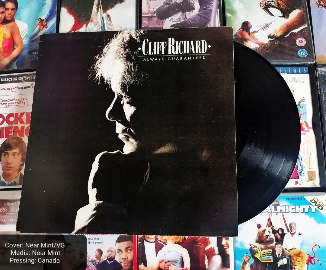 Cliff Richard Always Guaranteed Vinyl Record Original Vinyl Records ...