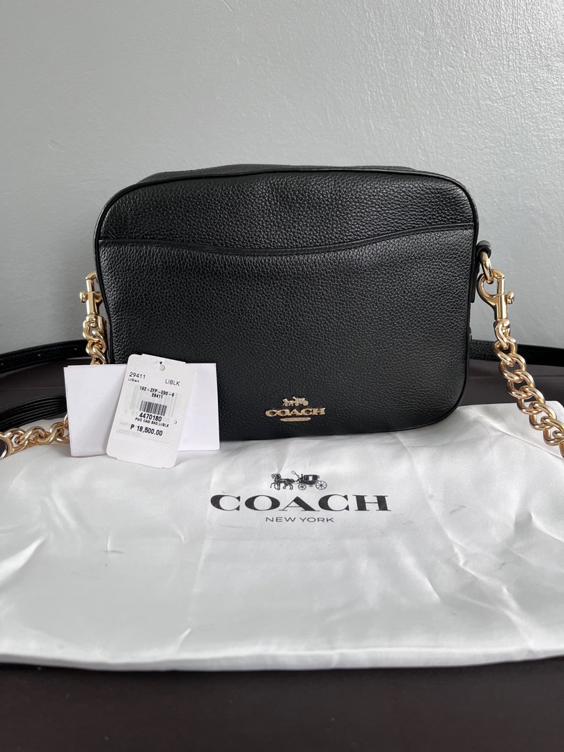 Coach Leather Camera Bag, Luxury, Bags & Wallets on Carousell