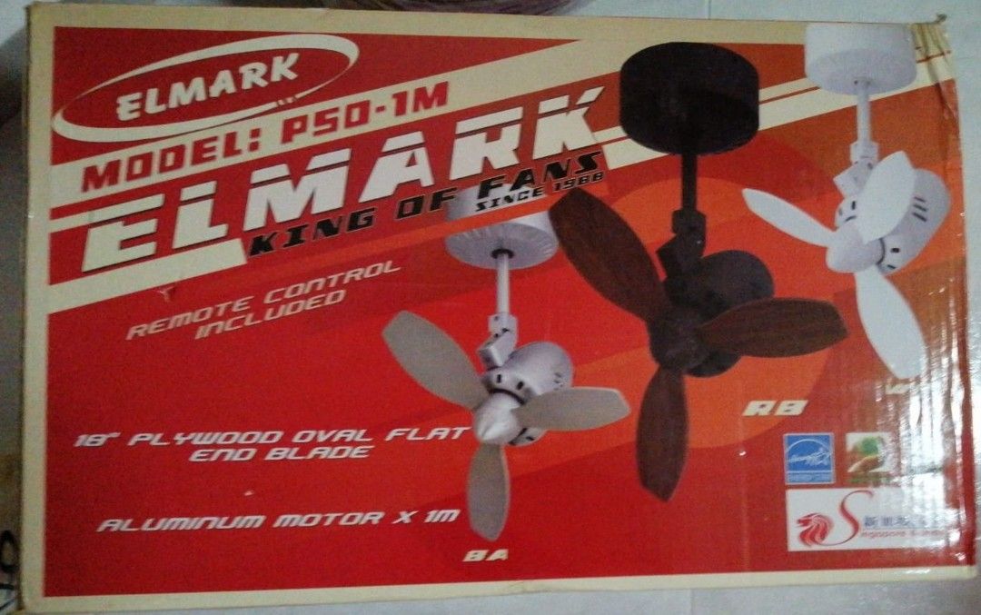 Corner Fan - Elmark P50-1M, Furniture & Home Living, Lighting & Fans ...