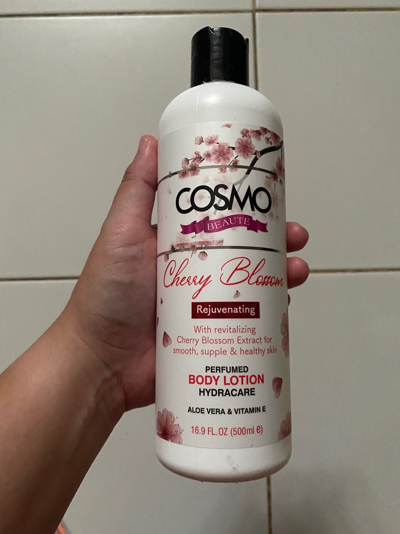 Cosmo Cherry Blossom Lotion, Beauty & Personal Care, Bath & Body, Body ...