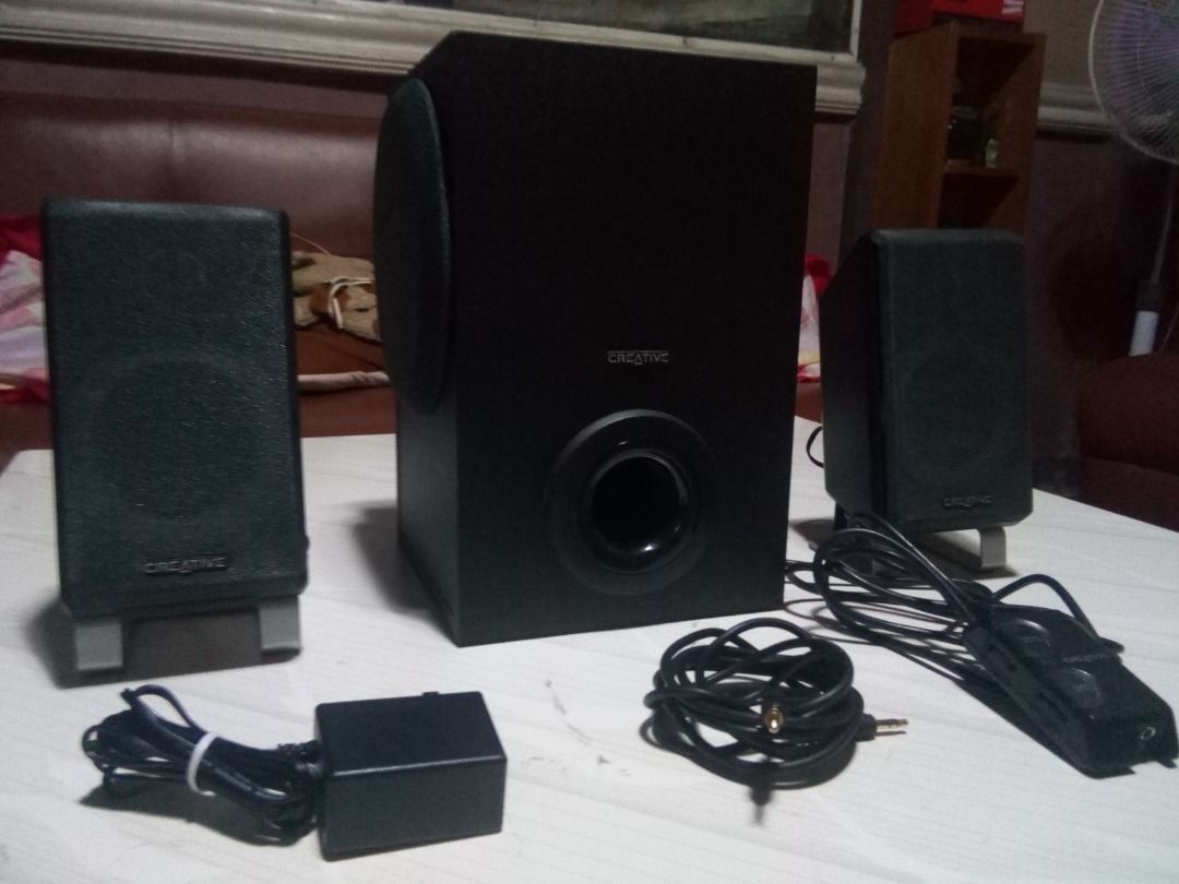 Creative Inspire T3000 3-Piece Powered Speaker System, Audio, Soundbars ...