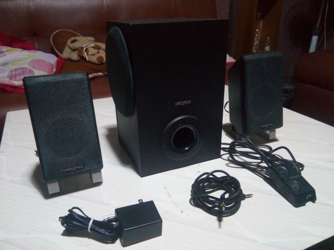 Creative Inspire T3000 3-Piece Powered Speaker System, Audio, Soundbars ...