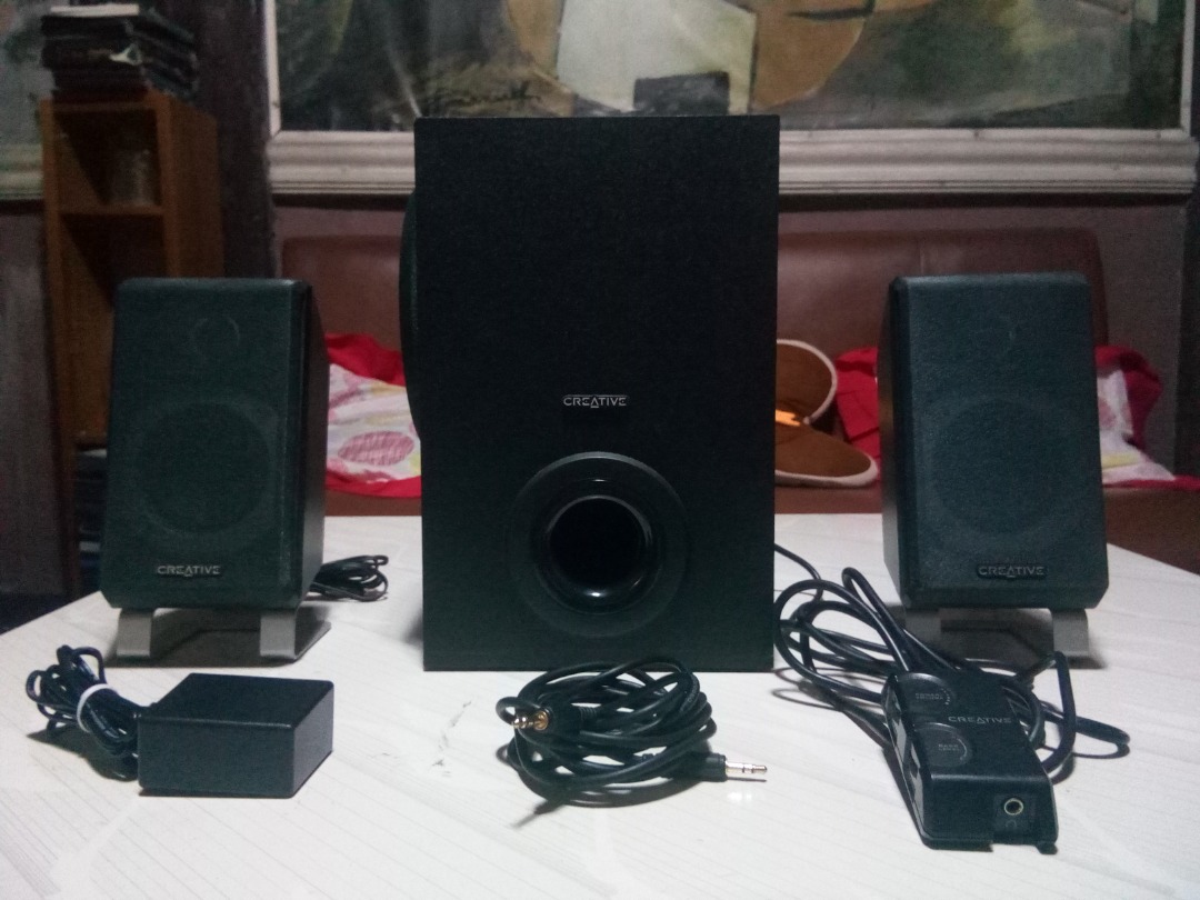 Creative Inspire T3000 3-Piece Powered Speaker System, Audio, Soundbars ...