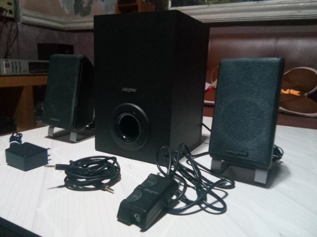 Creative Inspire T3000 3-Piece Powered Speaker System, Audio, Soundbars ...