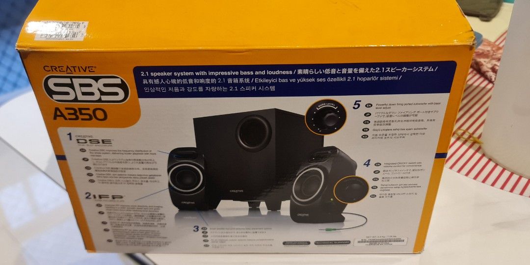 Creative sbs a350 computer speakers, Audio, Soundbars, Speakers ...