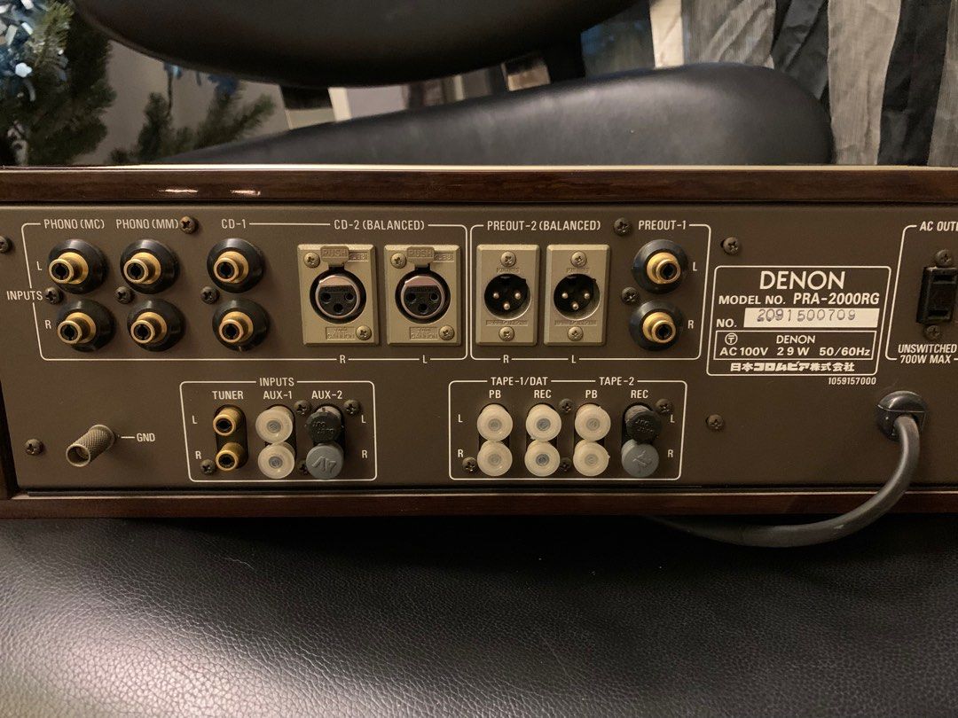 Denon PRA-2000R(eference)G(old) preamplifier, Audio, Soundbars ...