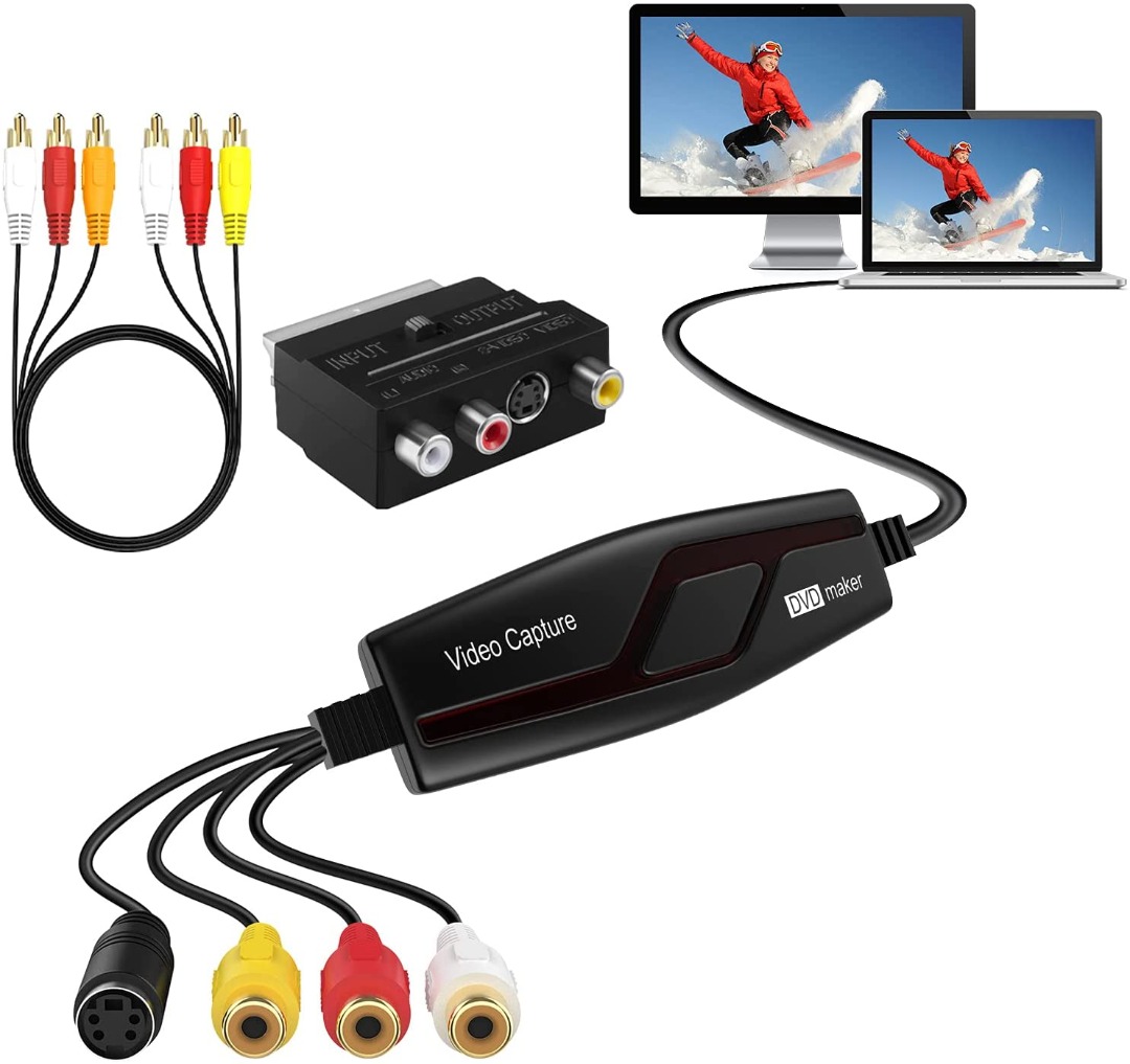 DIGITNOW! Video Capture Card Converts Hi8 VHS to Digital DVD for ...