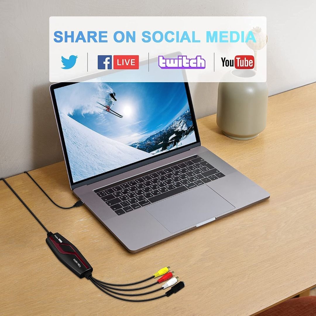 DIGITNOW! Video Capture Card Converts Hi8 VHS to Digital DVD for ...