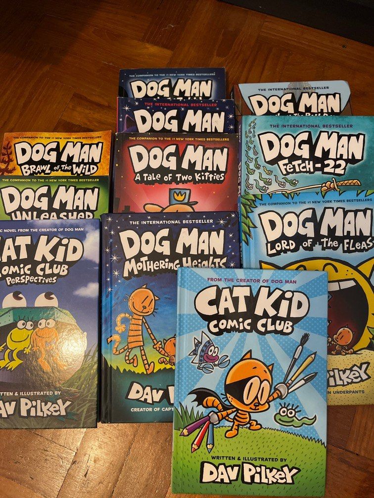Dog Man and Cat Kid comics, Hobbies & Toys, Books & Magazines, Children ...