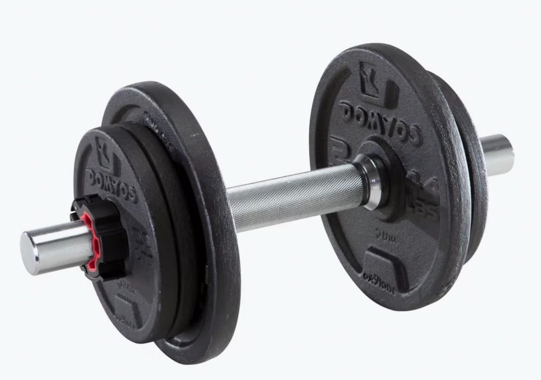 DOMYOS 10 KG DUMBBELL KIT, Sports Equipment, Exercise & Fitness ...