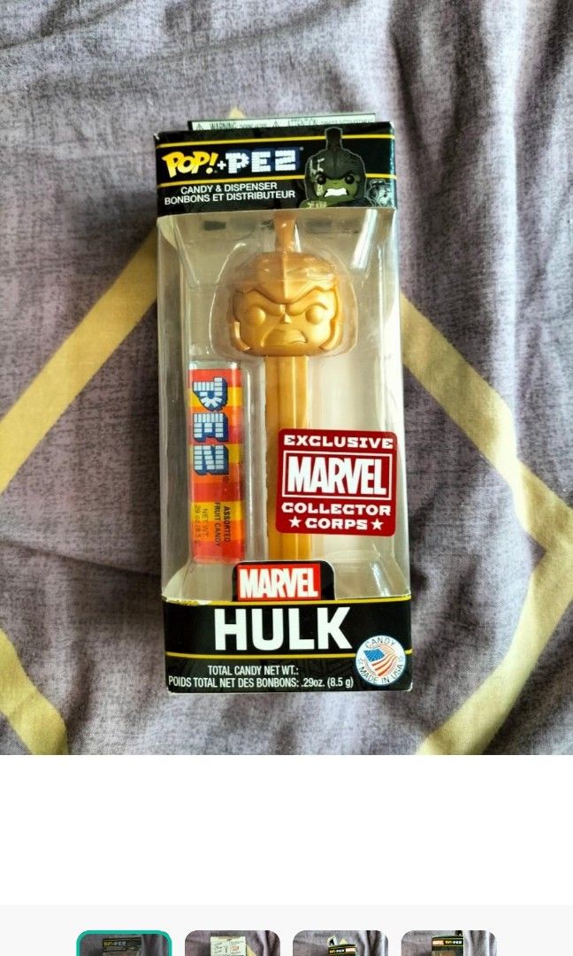 Dr Doom / Gold HulkPez candy & Dispenser, Hobbies & Toys, Toys & Games ...