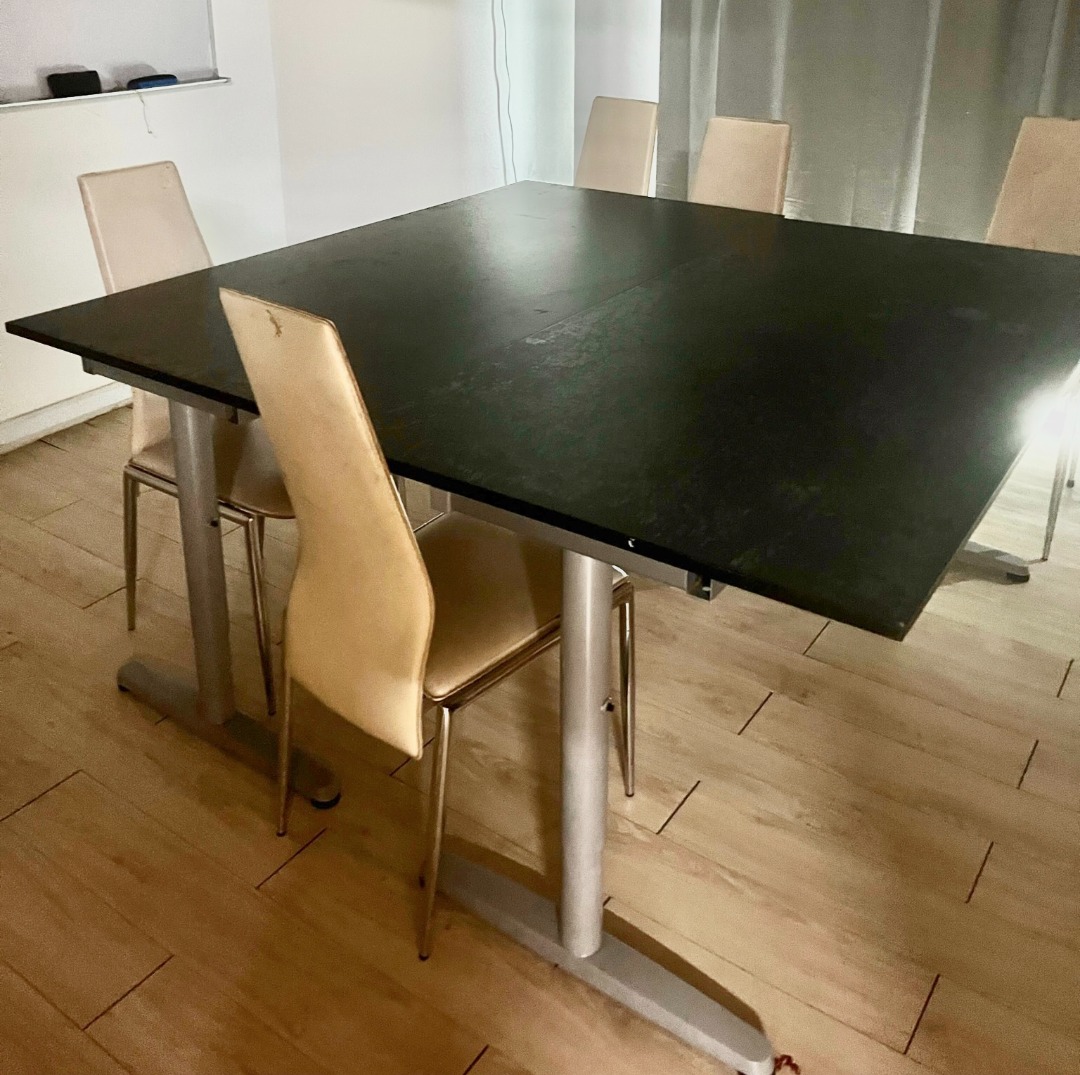 Drak Brown Table / Office meeting table, Furniture & Home Living ...