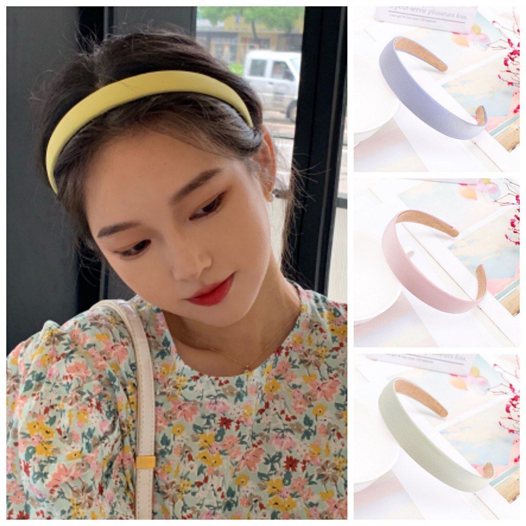 (DUA) BANDO SIMPLE POLOS GAYA KOREA, Fesyen Wanita, Aksesoris di Carousell