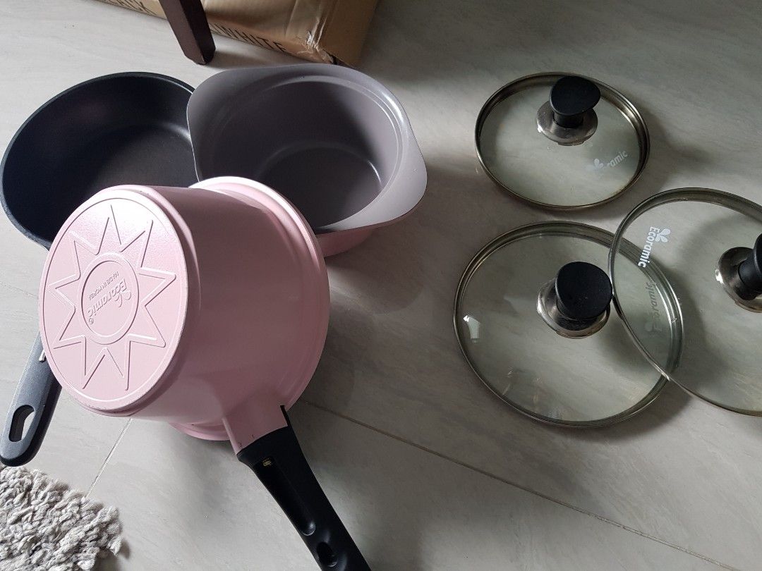 Ecoramic Cooking pots set - branded and high quality, Furniture & Home ...