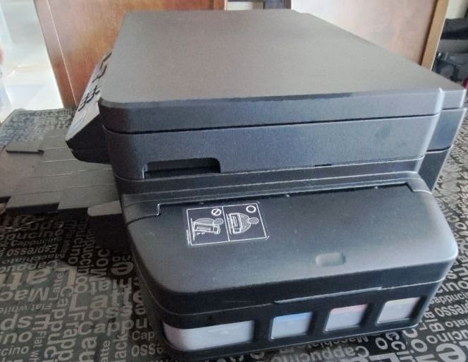 EPSON L605 Ink Tank 3-in-1 Printer with full tanks, Computers & Tech ...