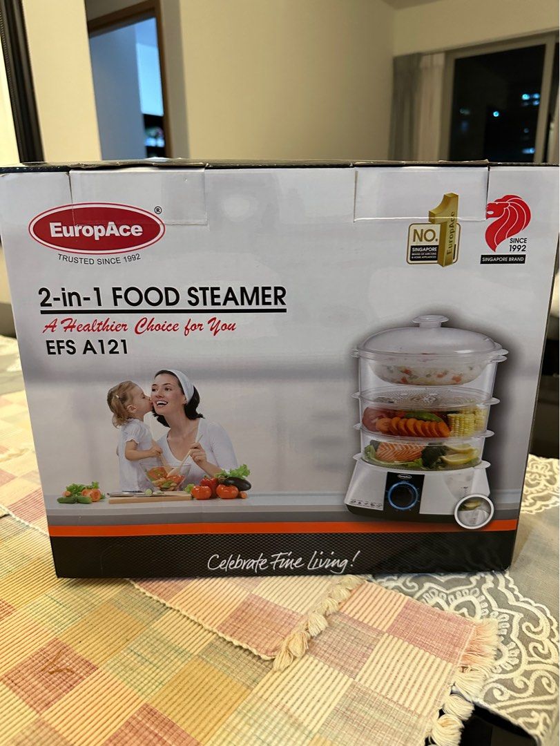 EuropAce 2 in 1 Food Steamer, TV & Home Appliances, Kitchen Appliances ...