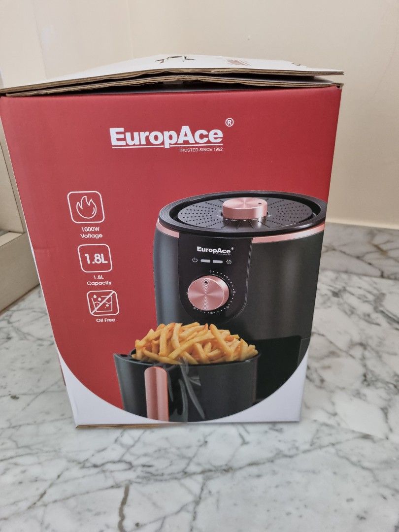 EuropAce Air Fryer 1.8L brand new, TV & Home Appliances, Kitchen ...