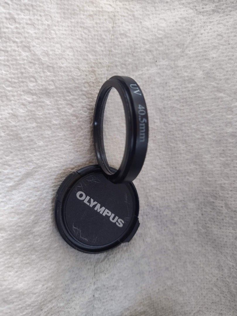 Filter and lens cap, Photography, Lens & Kits on Carousell