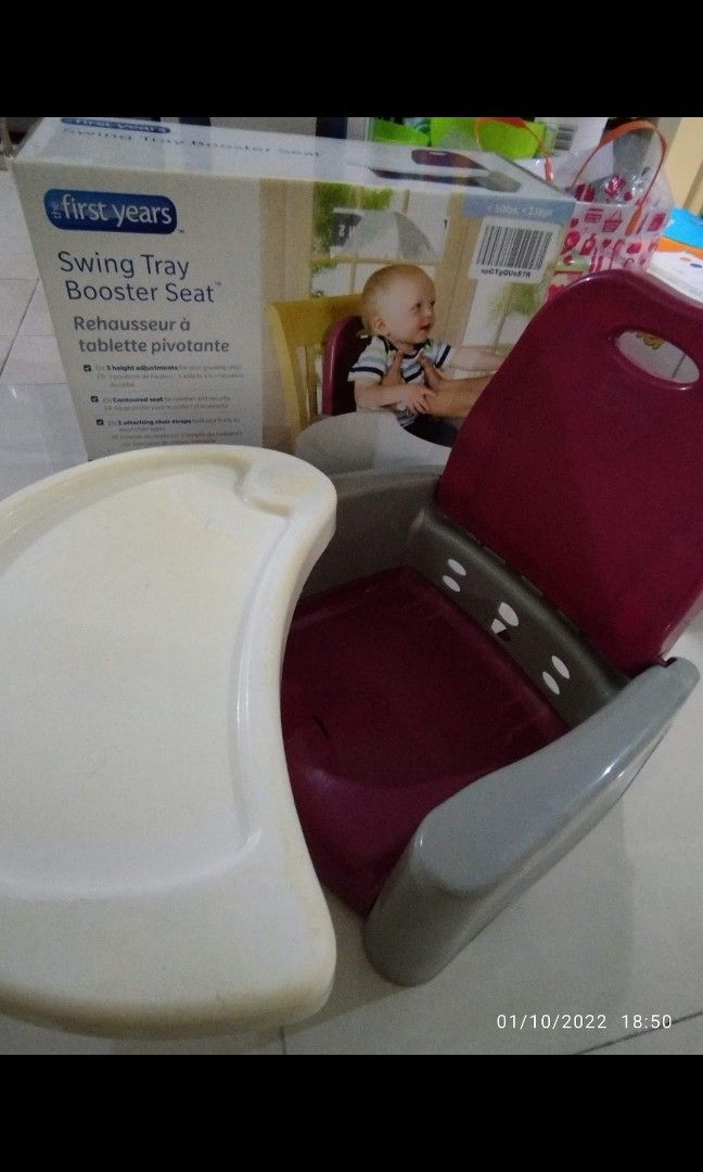 First Years Swing Tray Booster Seat, Babies & Kids, Nursing & Feeding ...