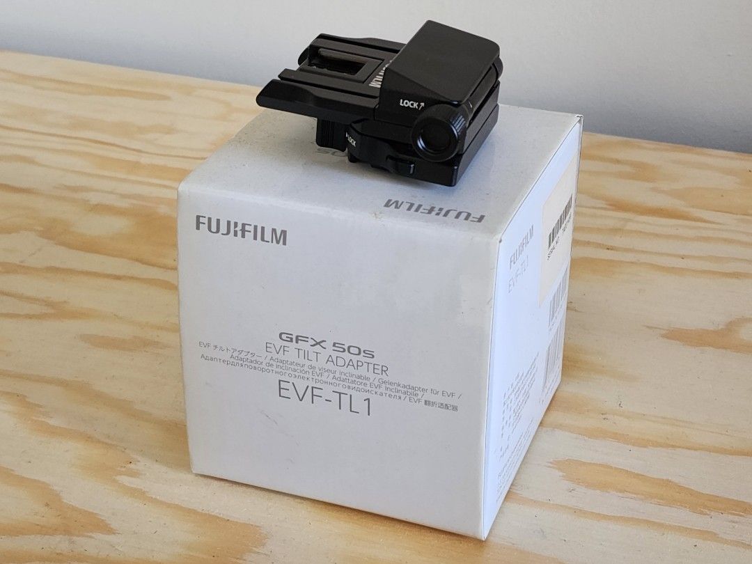 Fujifilm EVF tilt adapter EVF-TL1 GFX 50S / GFX 100, Photography, Photography Accessories, Other ...