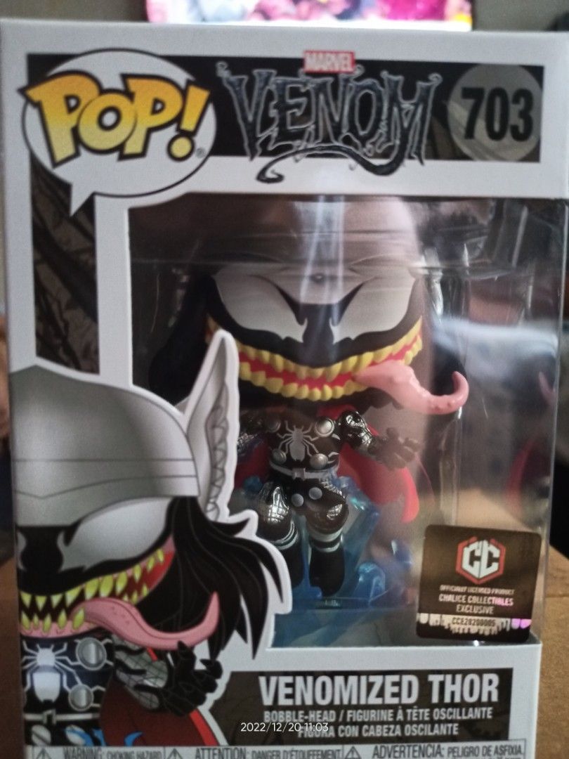 Funko Pop! Venomized Thor CCE #703, Hobbies & Toys, Memorabilia & Collectibles, Fan Merchandise ...