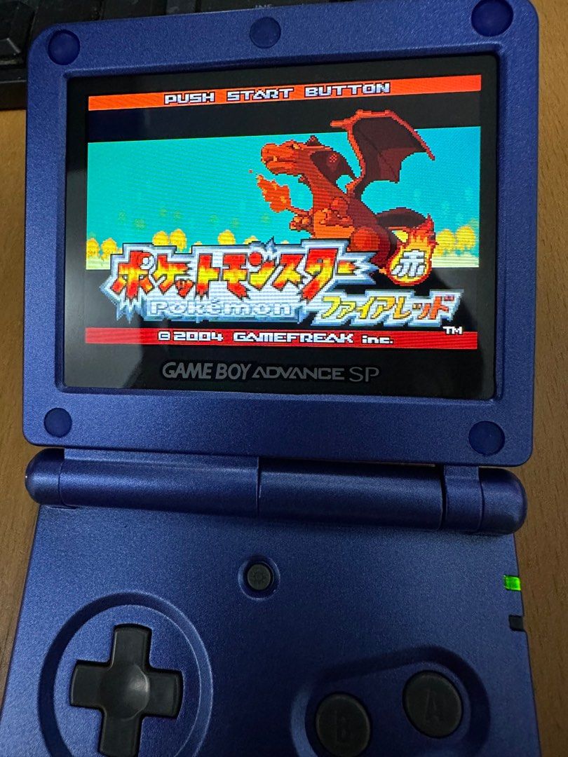 GBA Pokemon Red fire 火紅, 興趣及遊戲, 玩具 & 遊戲類 - Carousell