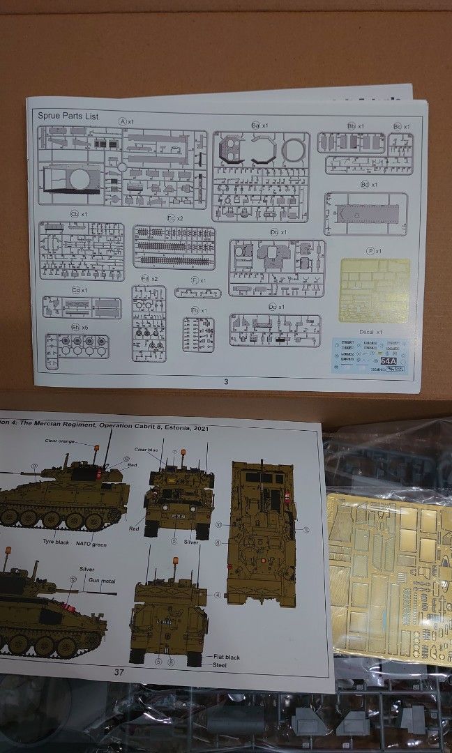 Gecko Modes 1/35 scale Tank Scimitar Mk2 CVR(T), Operation Cabrit ...