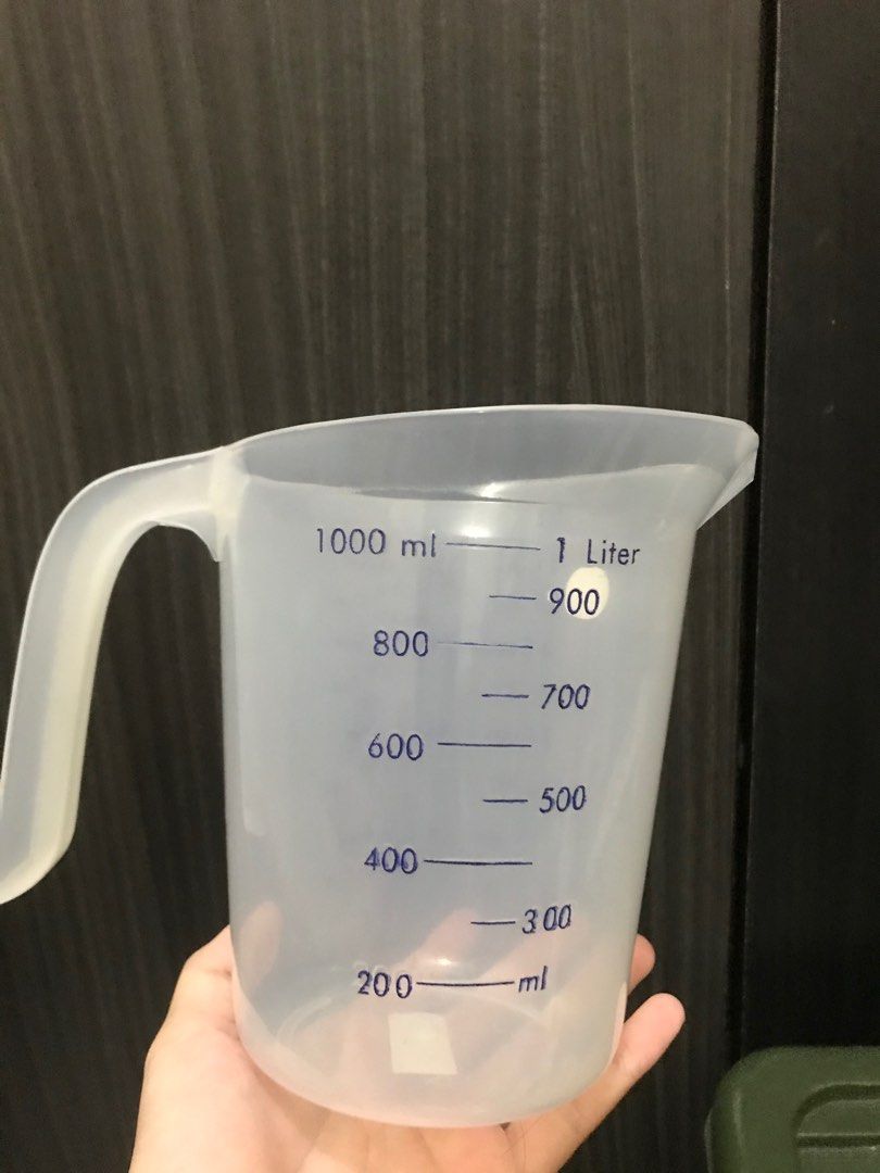 Gelas Takar 1 liter / measuring cup, Desain & Kerajinan Tangan, Alat & Bahan Kerajinan di Carousell