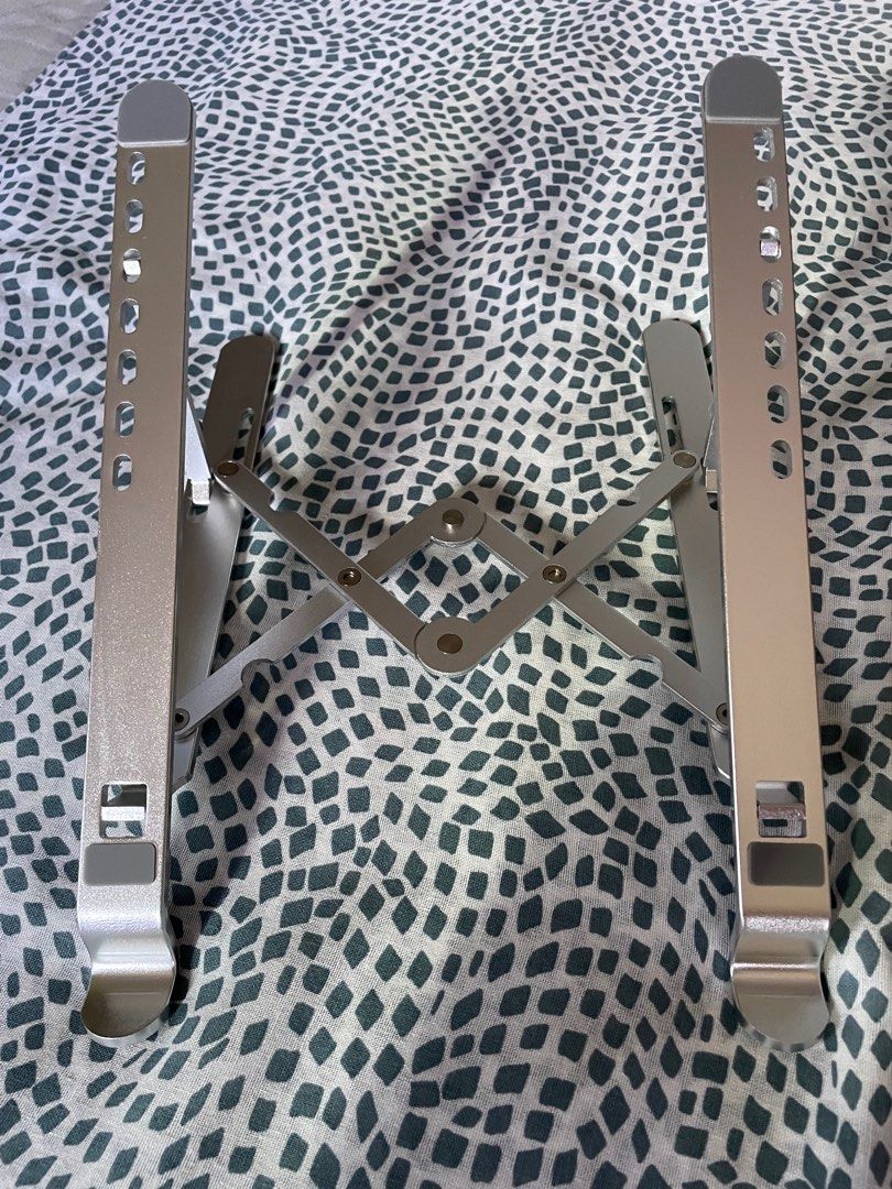 Genesis Laptop Stand Adjustable Portable Foldable Aluminium Metal Riser ...