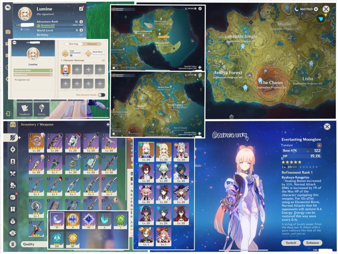 Genshin Impact - AR12 Kokomi + Everlasting Moonglow ( Asia ), Video ...