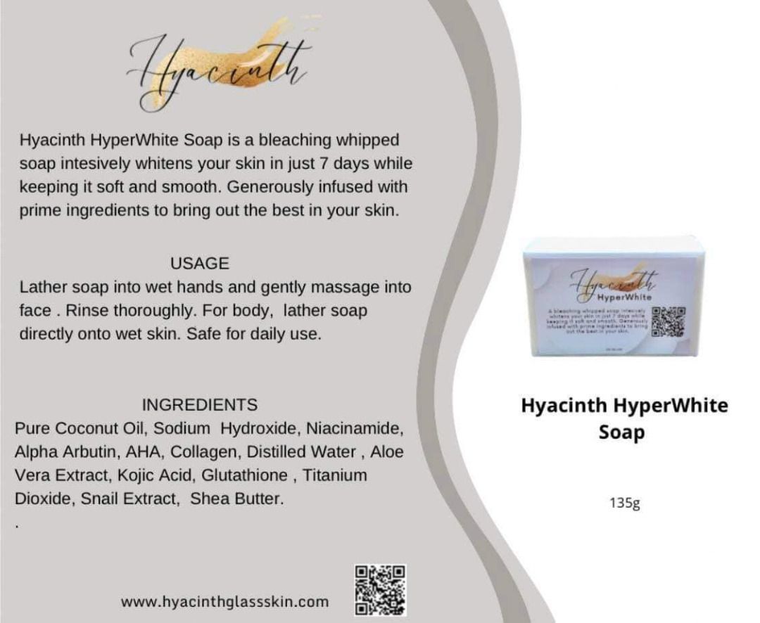 Glass Skin HyperWhite Soap, Beauty & Personal Care, Bath & Body, Body ...
