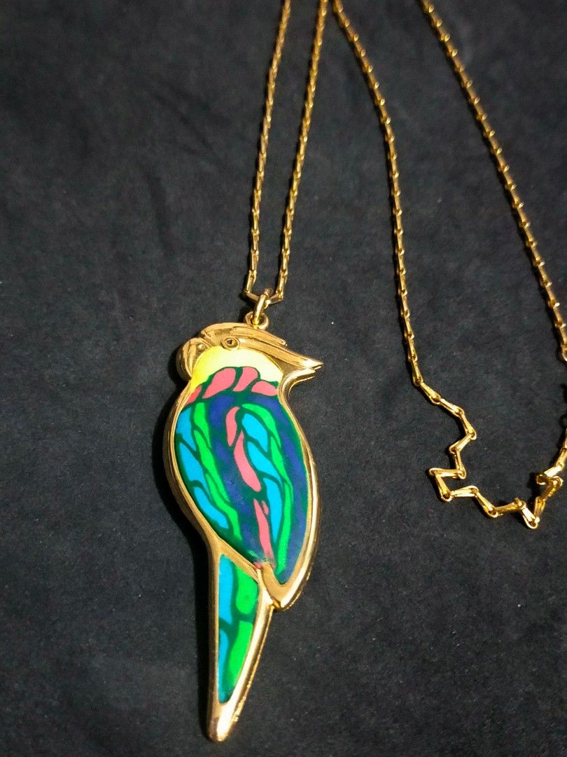 Gold tone with polymer necklace from Japan, Women's Fashion, Jewelry ...